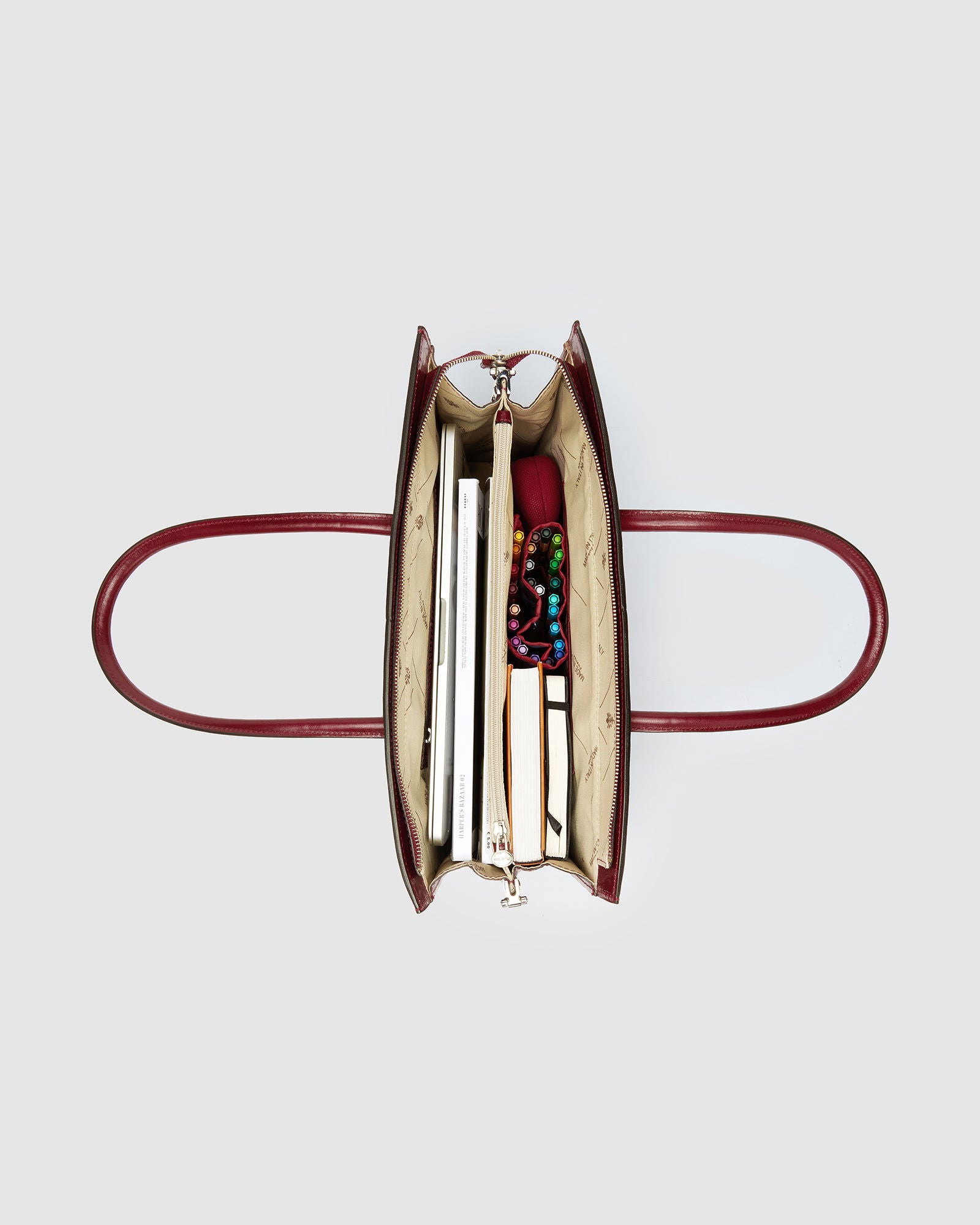 Florence Rosso - Leather Tote Bag | Republic of Florence