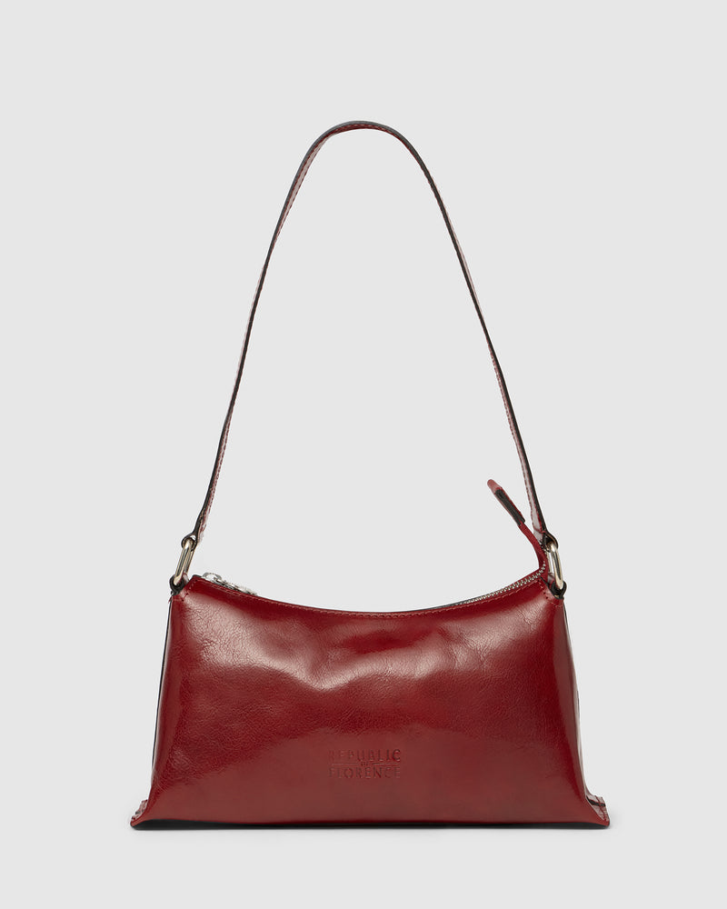 Laura Rosso - Leather Shoulder Bag | Republic of Florence